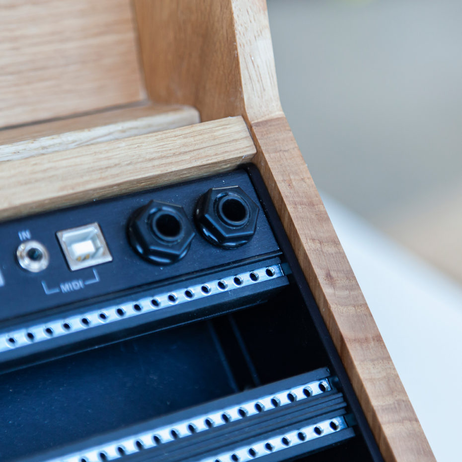 Stand for 2x 4U Intellijel Palette - 2 Many Synths